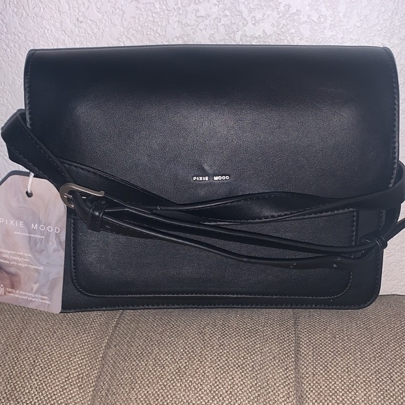 Pixie Mood | Bags | Nwt Pixie Mood Vegan Leather Zoe Crossbody Bag ...